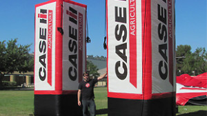 Inflatable Logo Wall, 3D Walls, Giant Outdoor Sign, Billboard